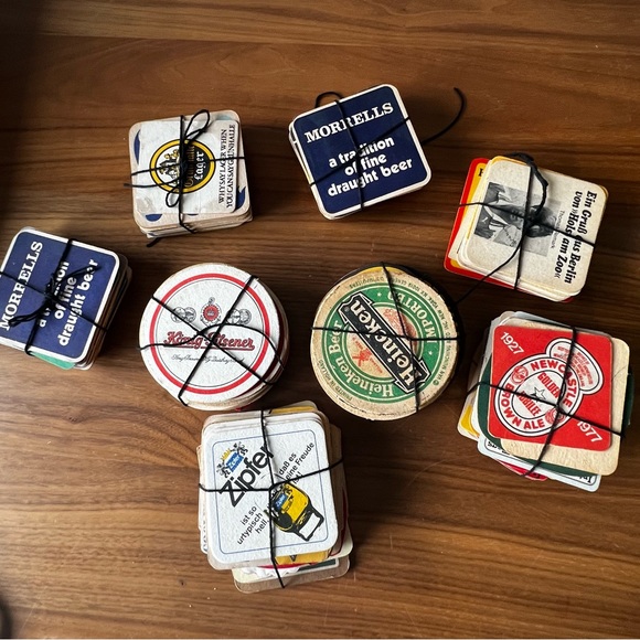 Dining | Vintage European Beer And Bar Coasters | Poshmark